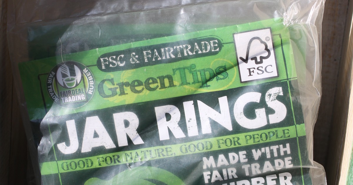 Jar Rings Natural Rubber Fairtrade